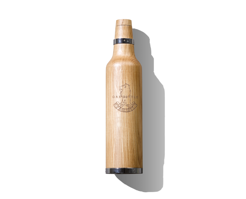 Oak Bottle | Whiskey Bottle crafted with American Oak | The Oak Bottle
